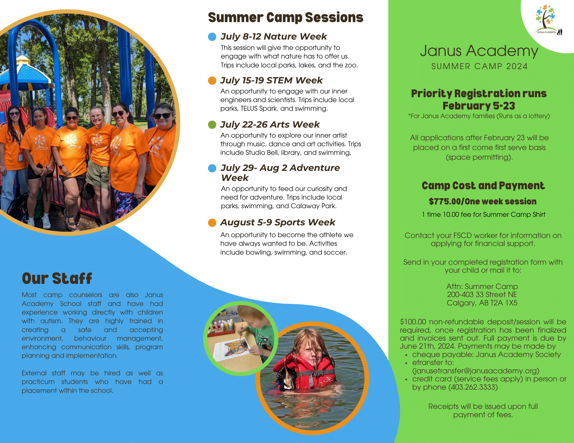 Summer Camps - Janus Academy